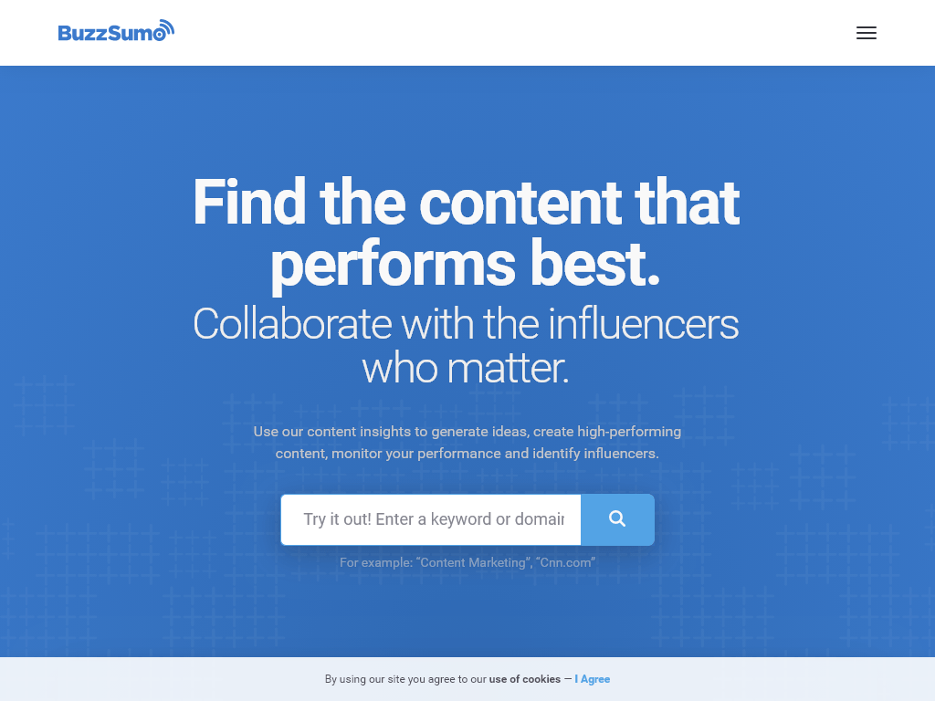 Buzz Sumo - Digital Marketing Supermarket