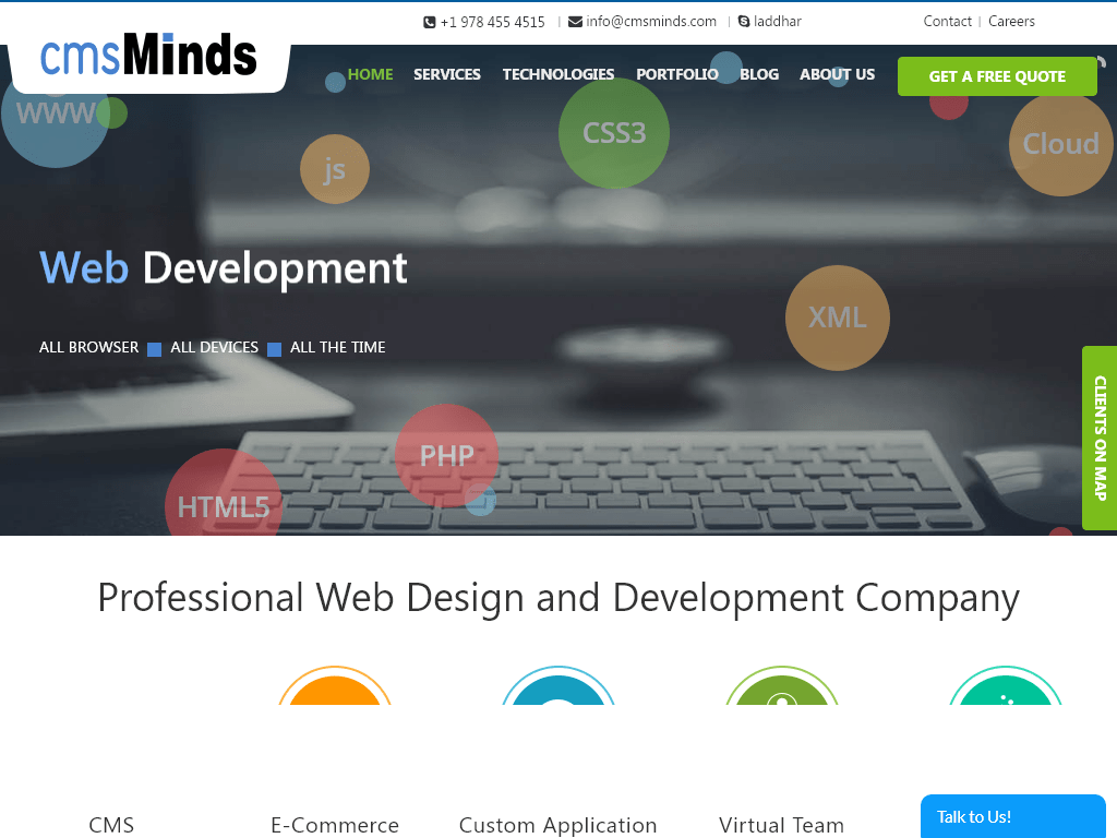 cmsMinds – Web Design & Development In New Jersey - Digital Marketing Supermarket