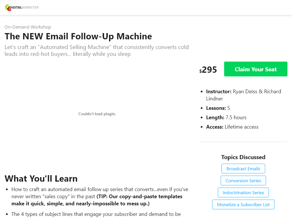 The NEW Email Follow-Up Machine - Digital Marketing Supermarket