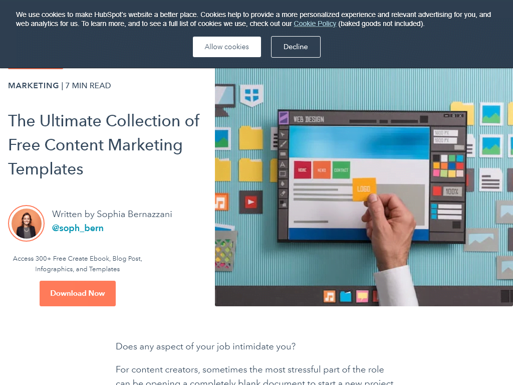 The Ultimate Collection of Free Content Marketing Templates - Digital ...