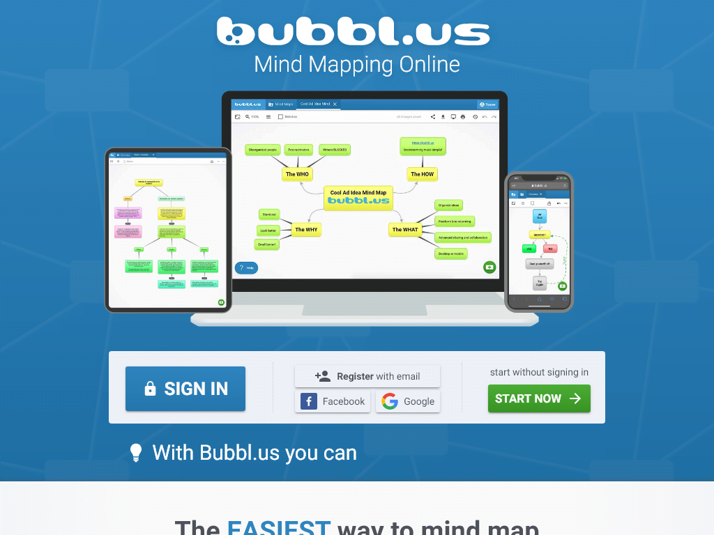 Bubbl.us - Digital Marketing Supermarket