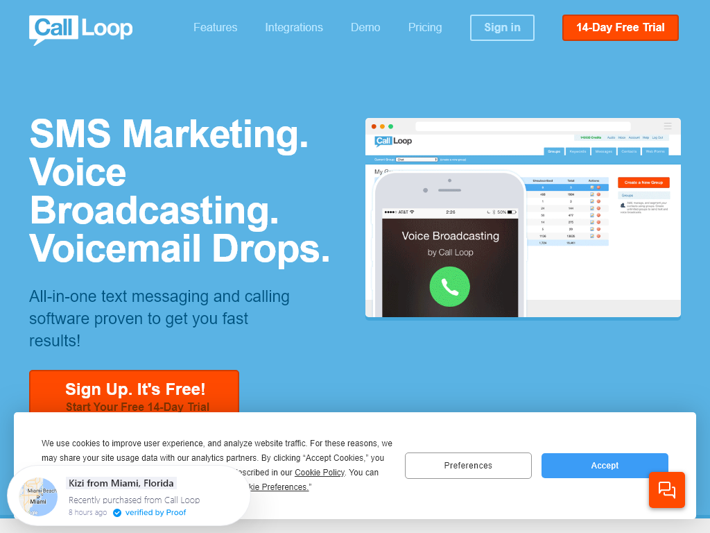 Call Loop - Digital Marketing Supermarket