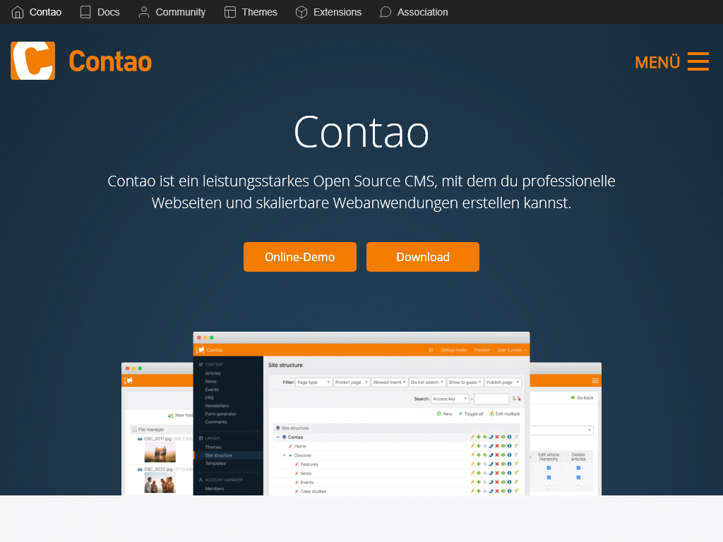 Contao - Digital Marketing Supermarket