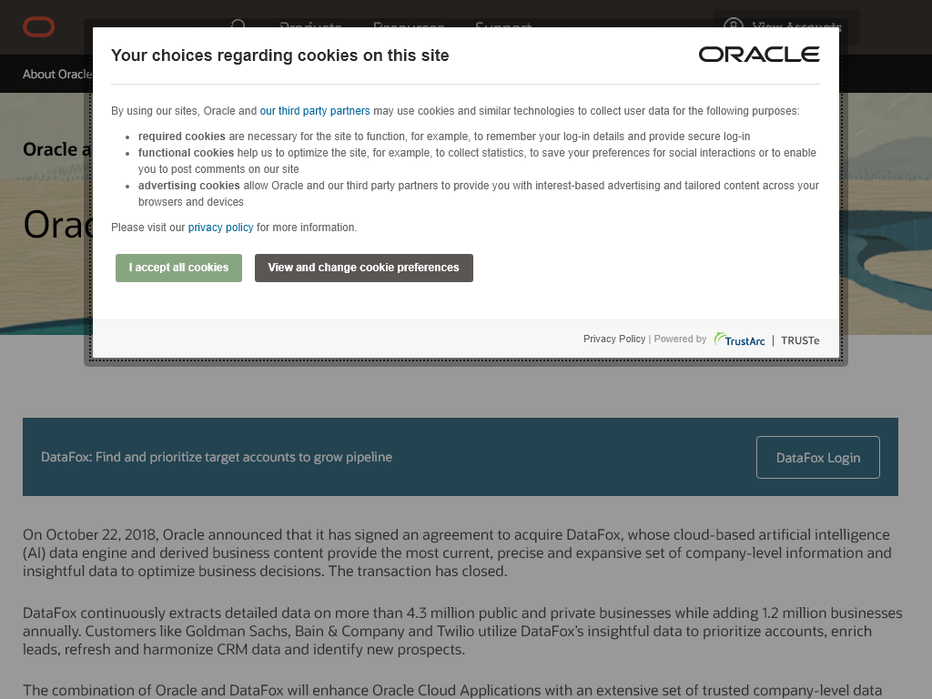 DataFox - Digital Marketing Supermarket