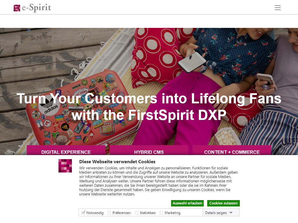 e-Spirit - Digital Marketing Supermarket