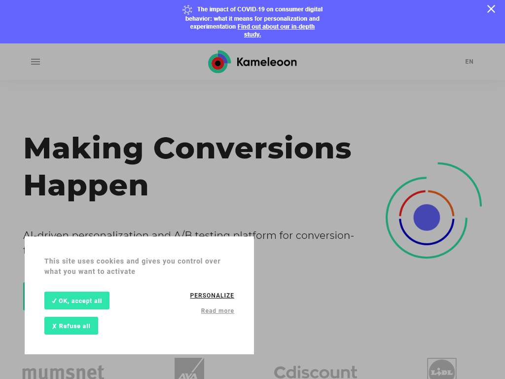 Kameleoon - Digital Marketing Supermarket