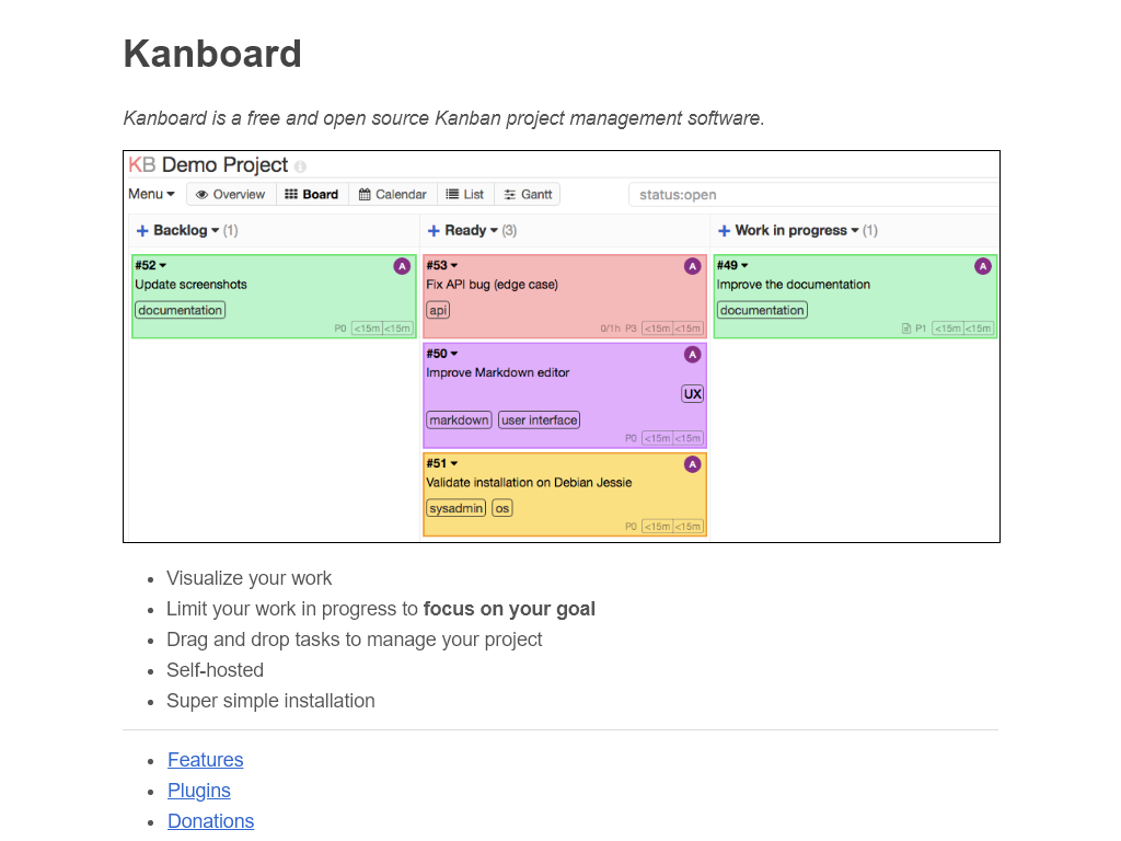 Kanboard - Digital Marketing Supermarket