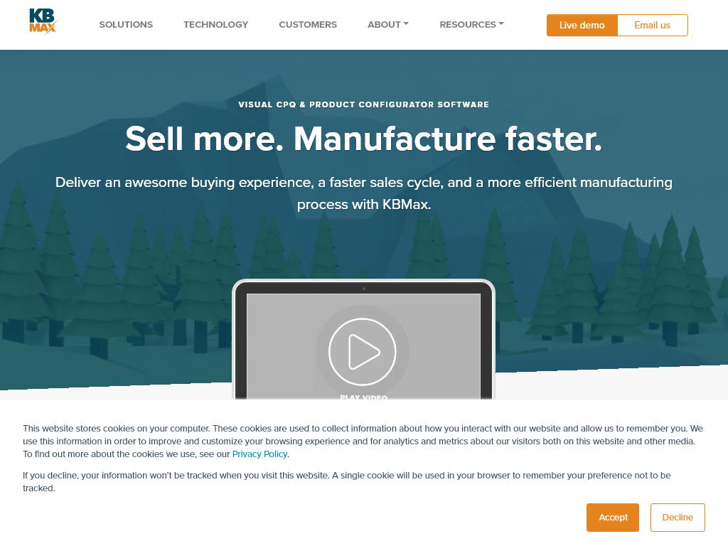 KBMax Product Configurator Software - Digital Marketing Supermarket