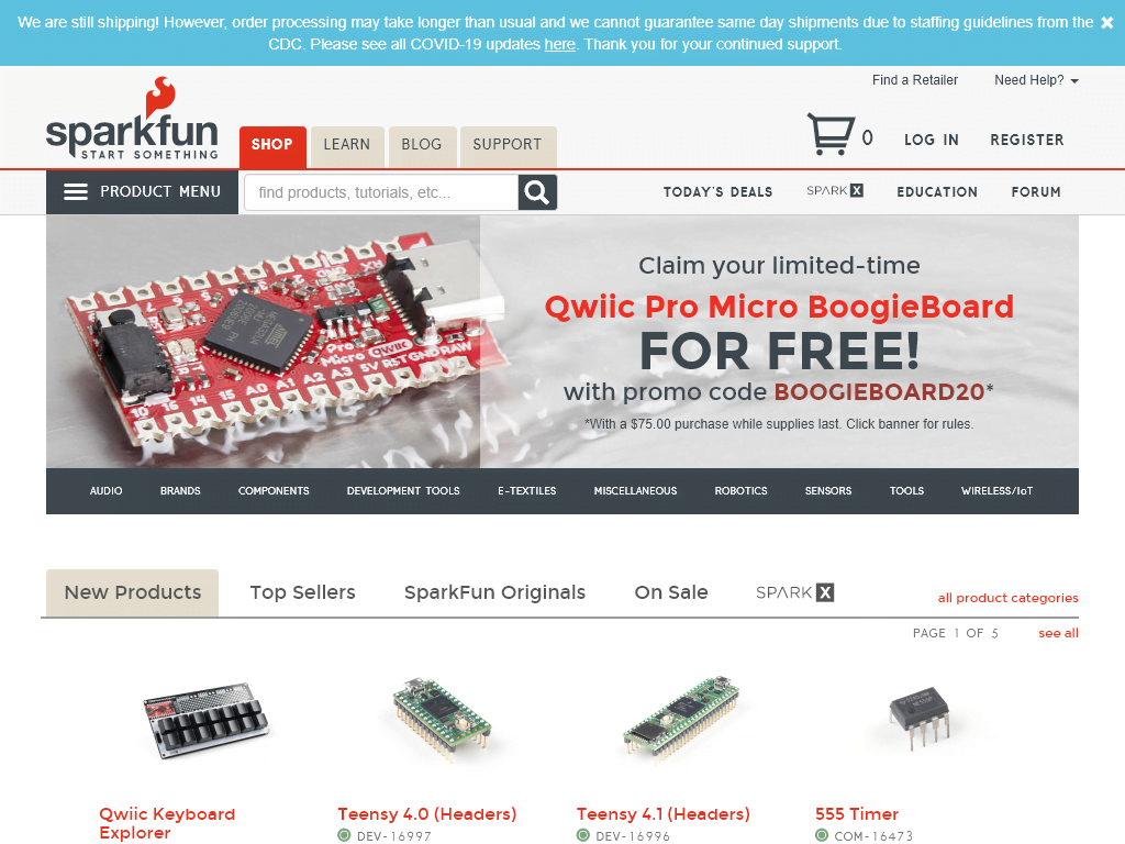 Sparkfun - Digital Marketing Supermarket