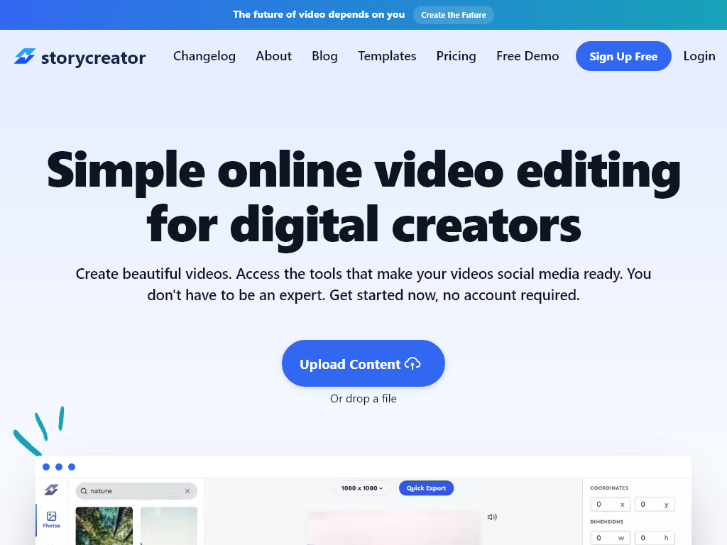 Story Creator - Digital Marketing Supermarket