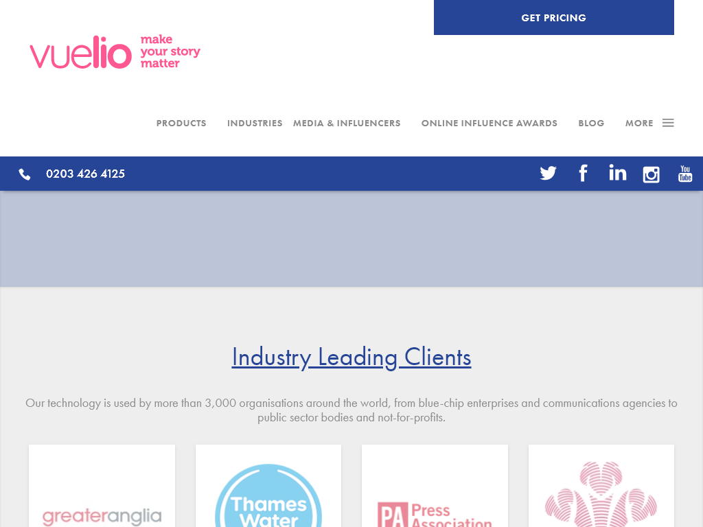 Vuelio - Digital Marketing Supermarket