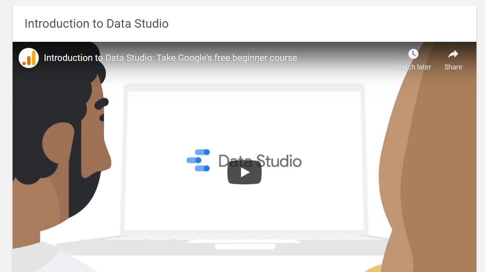 Introduction to Data Studio - Digital Marketing Supermarket