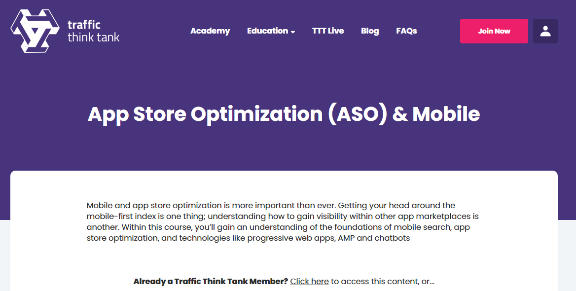 App Store Optimization (ASO) & Mobile - Digital Marketing Supermarket