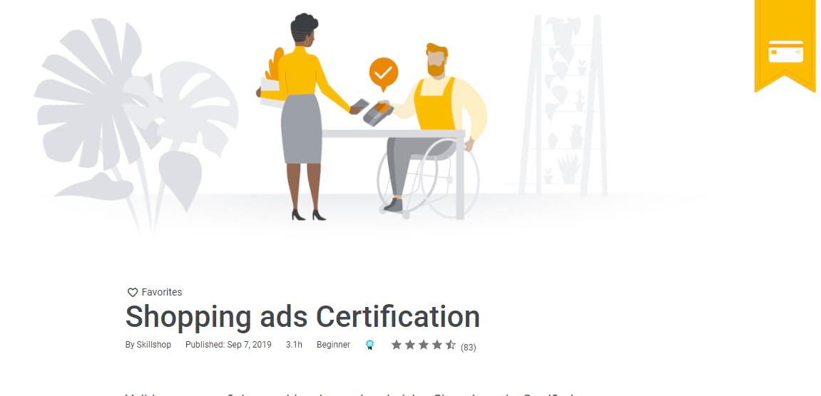 Shopping ads Certification - Digital Marketing Supermarket