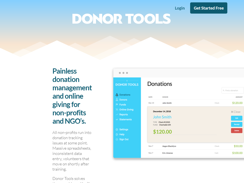 Donor Tools - Digital Marketing Supermarket