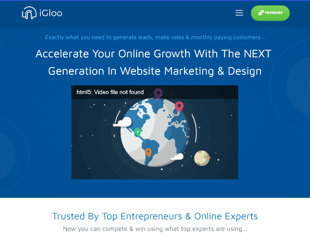Igloo App - Digital Marketing Supermarket