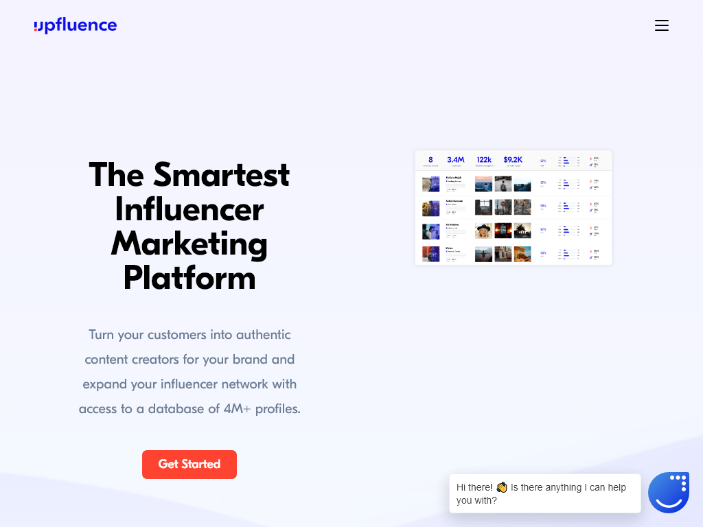 Upfluence - Digital Marketing Supermarket