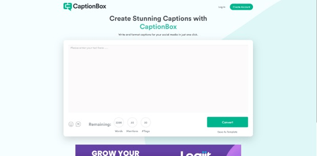 Captionbox.io - Digital Marketing Supermarket