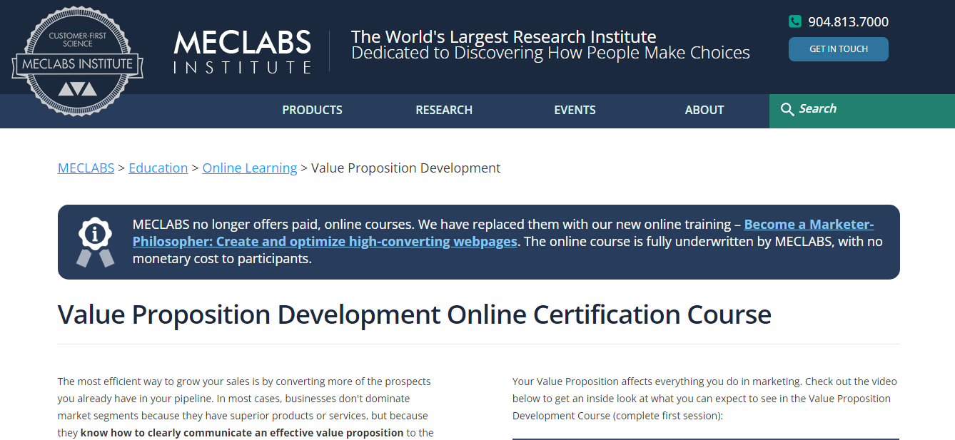 Value Proposition Development Online Certification Course - Digital ...