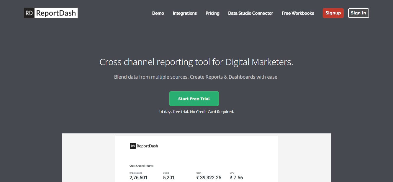 ReportDash - Digital Marketing Supermarket