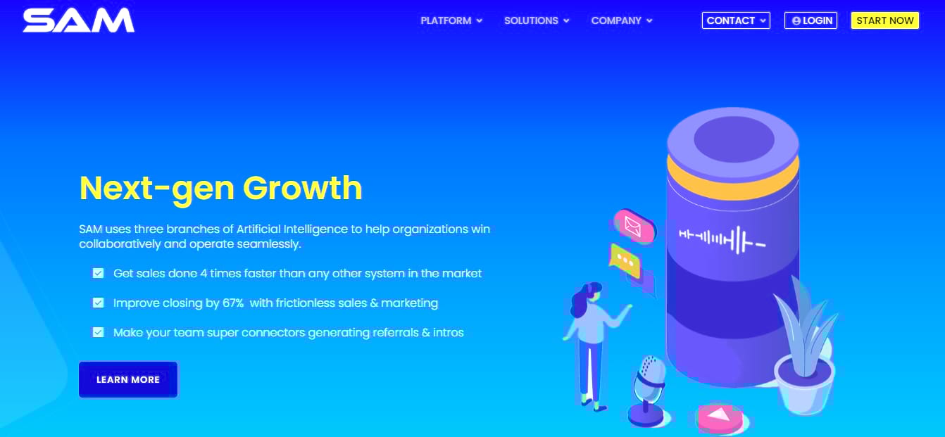 SAM.ai - Digital Marketing Supermarket