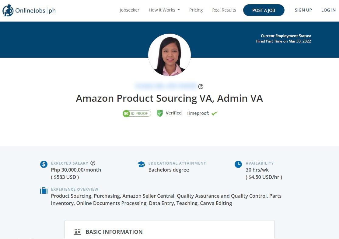 Amazon Product Sourcing VA, Admin VA - Digital Marketing Supermarket