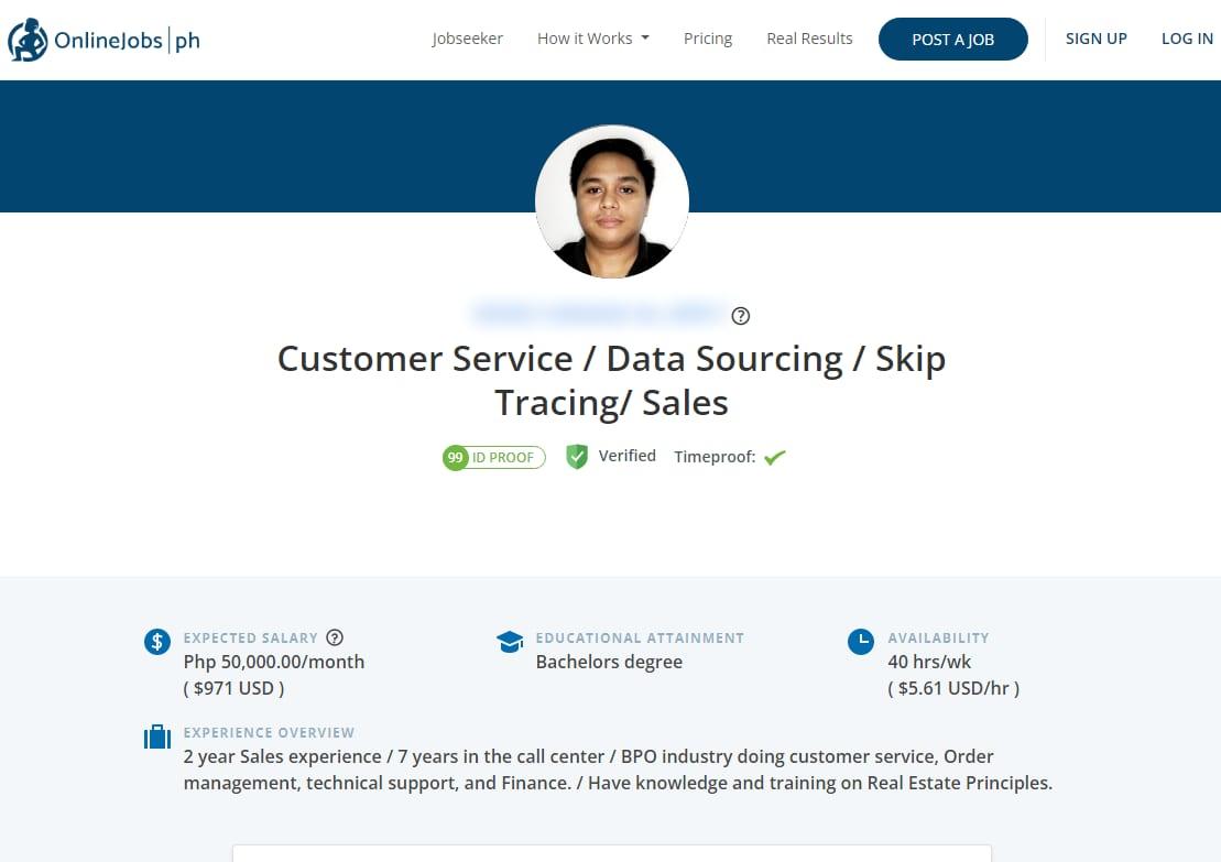 Customer Service / Data Sourcing / Skip Tracing/ Sales - Digital ...