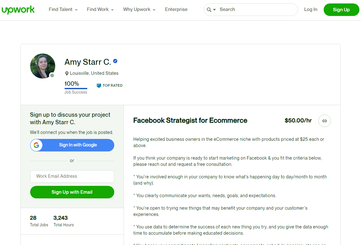 Amy Starr C. - Digital Marketing Supermarket