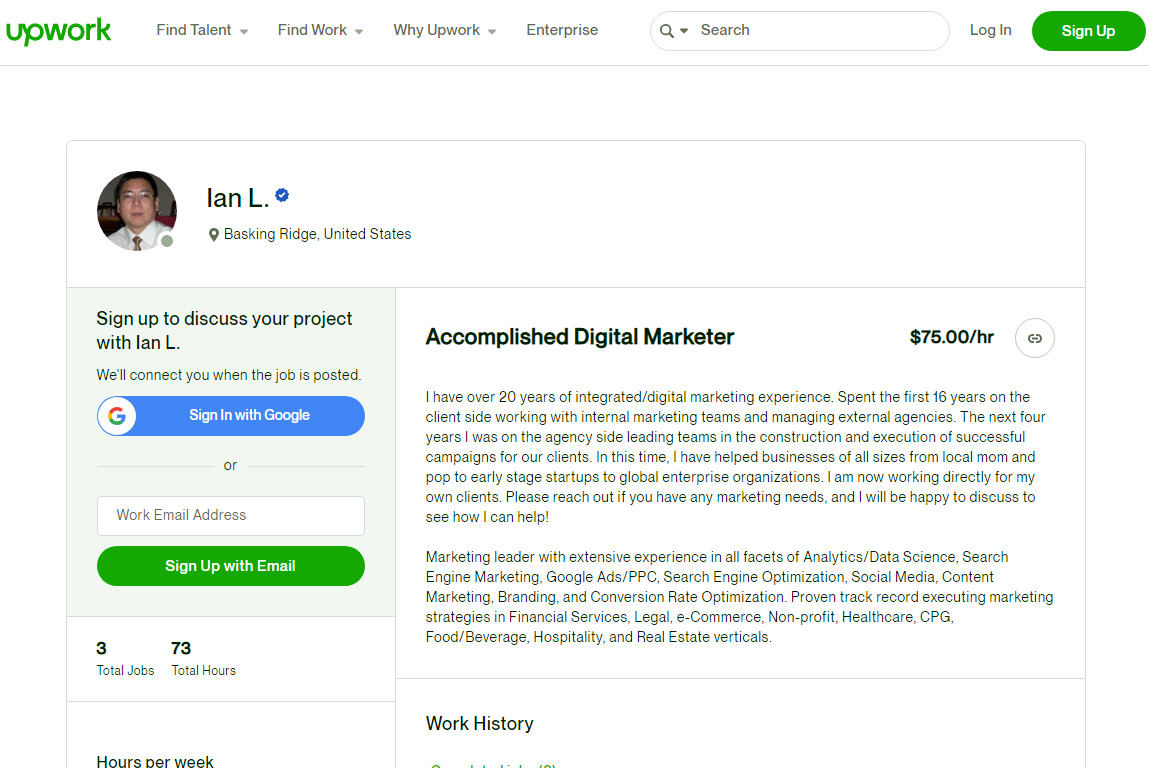 Ian L. - Digital Marketing Supermarket