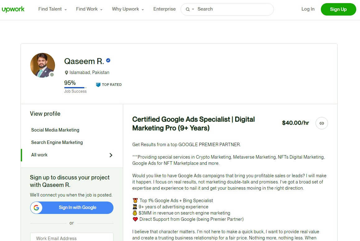 Qaseem R. - Digital Marketing Supermarket