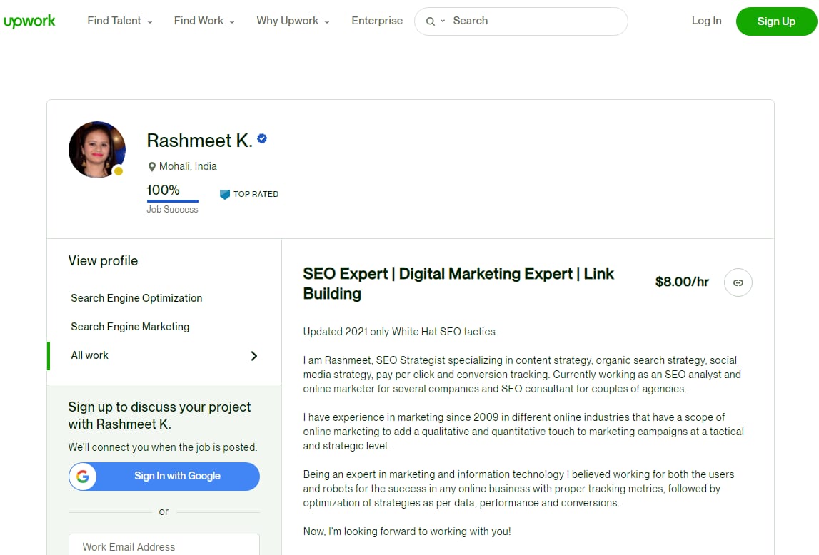Rashmeet K. - Digital Marketing Supermarket