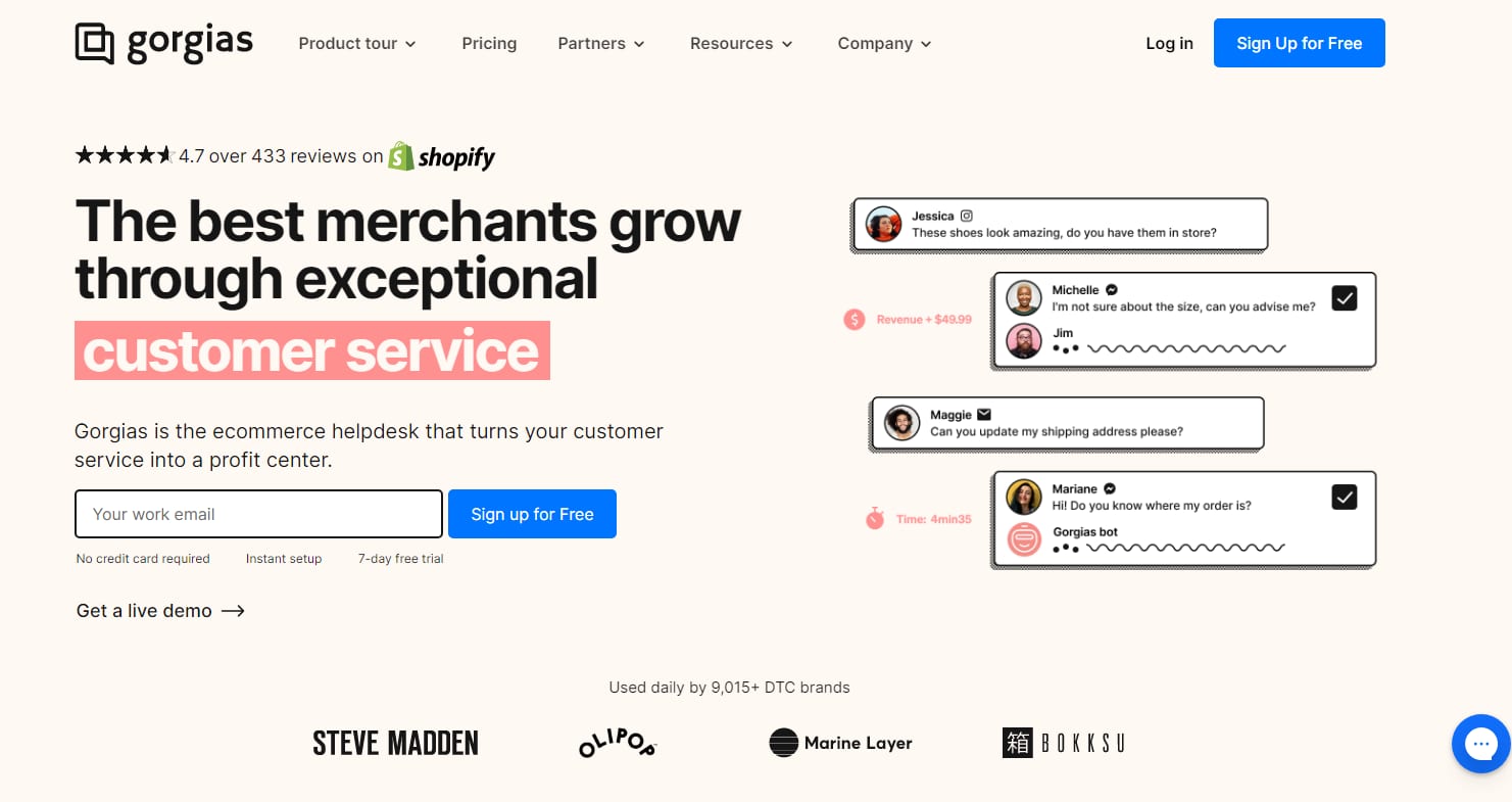 gorgias - Digital Marketing Supermarket